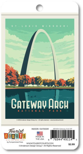 Gateway Arch NP Vertical Sticker by ADG | Barnes & Noble®