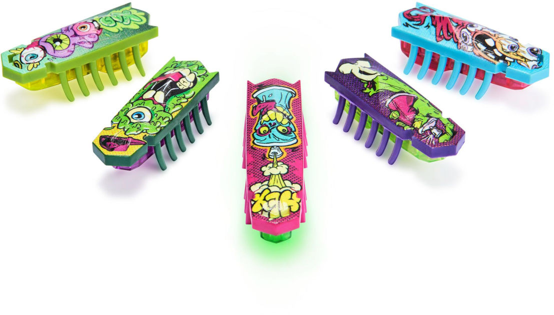 Hexbugs BOTS Nano 5 Pack, 4 Nano Bugs with Bonus Flash Nano, Sensory ...