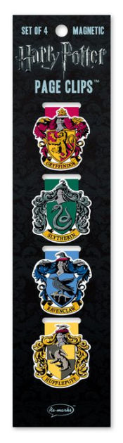 Harry Potter Crests Page Clip Bookmarks Set of 4 by Remarks | Barnes ...