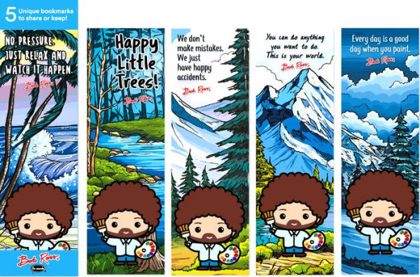 Bob Ross Bookmark Multi-pack Set of 5 by Re-marks, Inc. | Barnes & Noble®