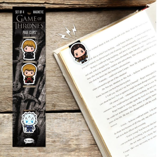 Game of Thrones 2 Page Clip Bookmarks Set of 4 by Re-marks, Inc ...