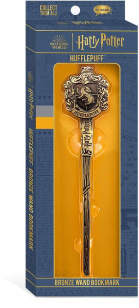 Harry Potter Hufflepuff Metal Wand Bookmark by Re-marks, Inc. | Barnes ...
