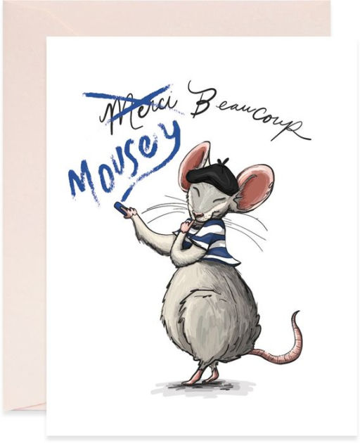 Mousey Beaucoup Greeting Card by Good Juju Ink | Barnes & Noble®