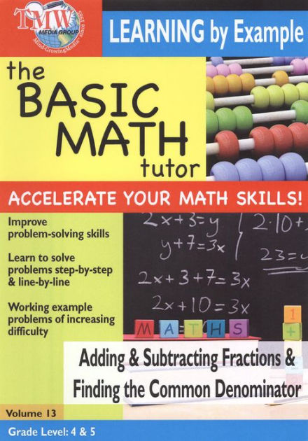 The Basic Math Tutor: Adding & Subtracting Fractions & Finding the ...