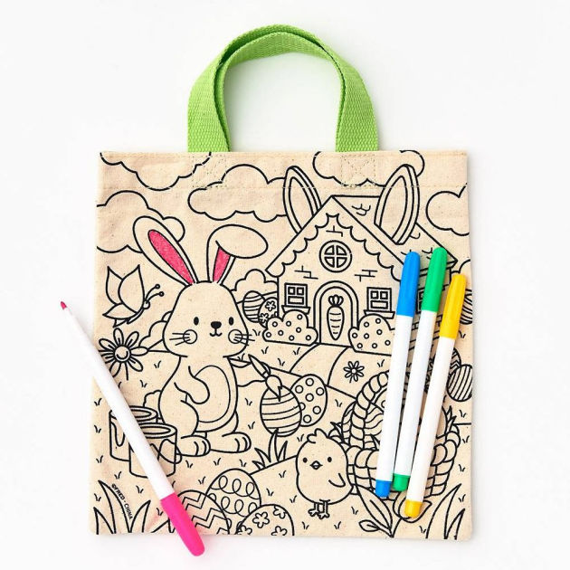 Easter Tote Bag Coloring Kit by Fred | Barnes & Noble®