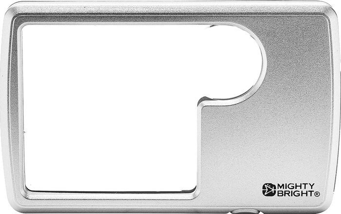 Lighted Pocket Magnifier, Silver by MIGHTY BRIGHT | Barnes & Noble®