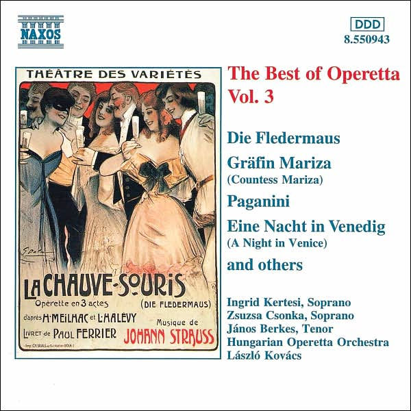 The Best of Operetta, Vol. 3 by Berkes / Hungarian Operetta / K | CD ...