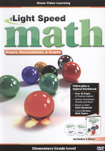 Light Speed Math: Shapes, Measurements & Graphs by Light Speed Math ...