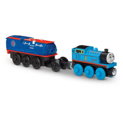 Thomas Wooden Railway Thomas & The Booster Steam Car by Fisher-Price ...