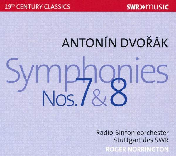 Dvor¿¿k: Symphonies Nos. 7 & 8 by Roger Norrington | CD | Barnes & Noble®
