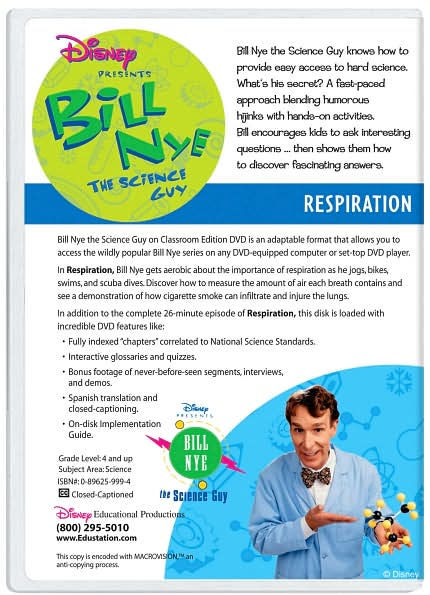 Bill Nye the Science Guy: Respiration by Bill Nye | DVD | Barnes & Noble®