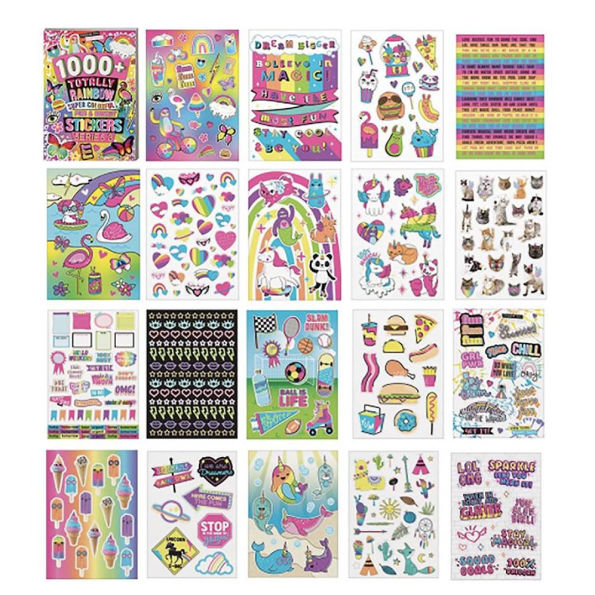 1000+ Totally Rainbow Sticker Book by M&G PARTNERS LLP | Barnes & Noble®