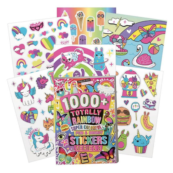 1000+ Totally Rainbow Sticker Book by M&G PARTNERS LLP | Barnes & Noble®