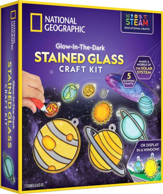 National Geographic Stained Glass Solar System Craft Kit by JMW Sales ...