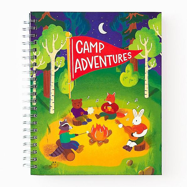 Camp Critter Spiral 9x11 by Paper Source | Barnes & Noble®