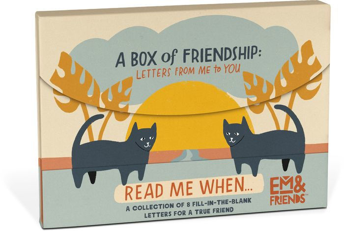 Box of Friendship Fill in the Blank Read Me When Letters by Em ...