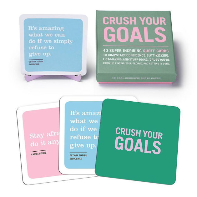 Crush Goals Cards by Knock Knock | Barnes & Noble®