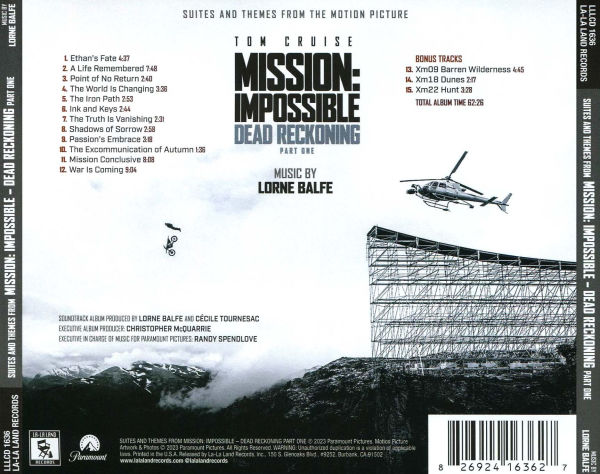 Mission: Impossible - Dead Reckoning, Part 1: Suites and Themes from ...