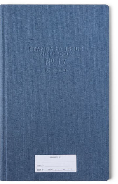 Blue Standard Issue Notebook No 17, 7.25 X 11.5 by Designworks Ink ...