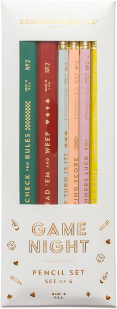Game Night Pencil Set by Designworks Ink | Barnes & Noble®