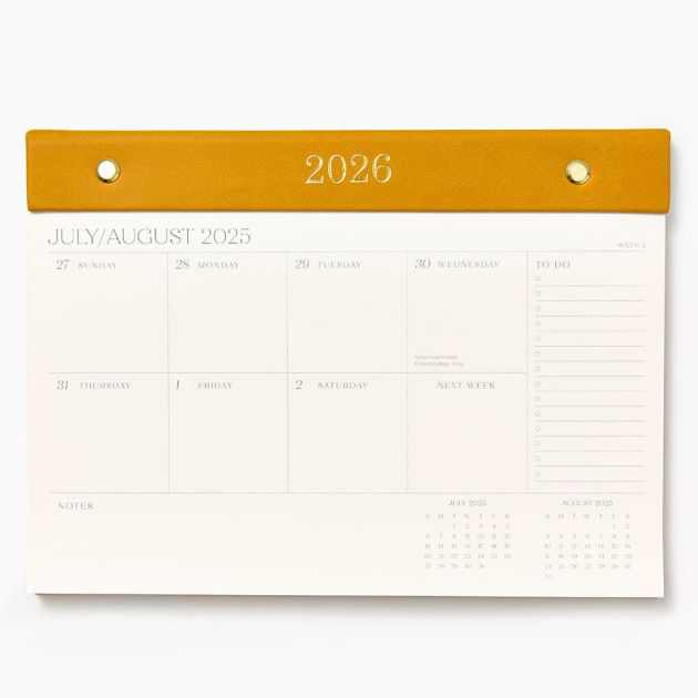 2025-2026 Paper Source Chicago Ave Weekly Desk Pad by Orange Circle ...