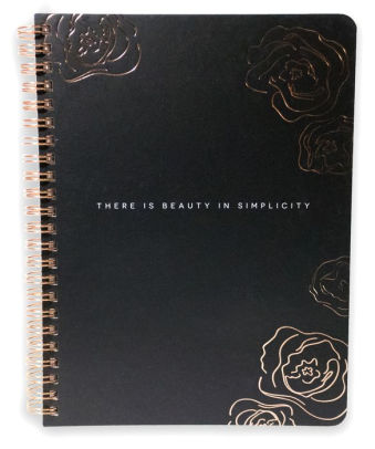 6x8 Spiral Notebook - "There Is Beauty In Simplicity" by Oliver Smith ...