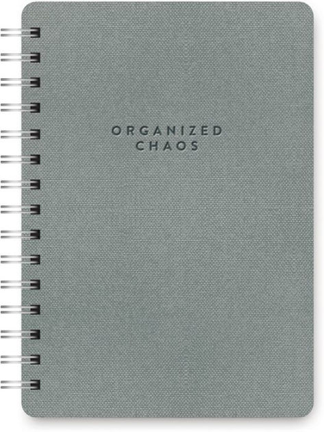 Agatha Notebook Organized Chaos (Gorgeous Gray) by Studio Oh! | Barnes ...