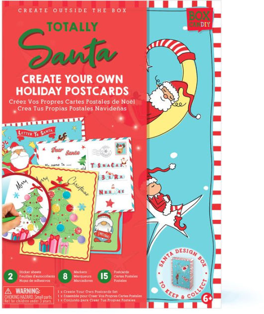 Totally Santa Create Your Own Holiday Postcards by BOX CANDIY | Barnes ...