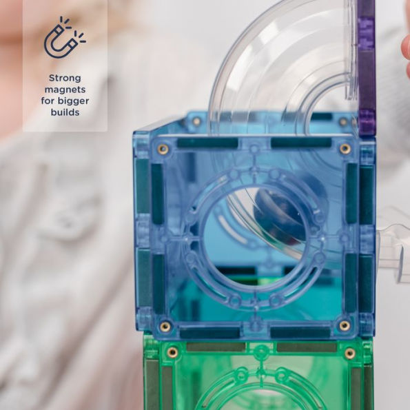 Rainbow Ball Run Pack 92 pc by Connetix | Barnes & Noble®