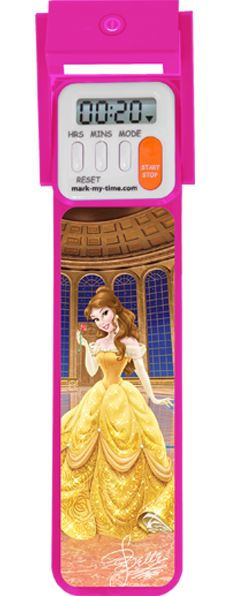 Mark-My-Time 3D Disney Princess Belle Digital Bookmark by Mark-my-time ...