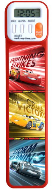 Mark-My-Time 3D Disney Cars Digital Bookmark by Mark-my-time | Barnes ...