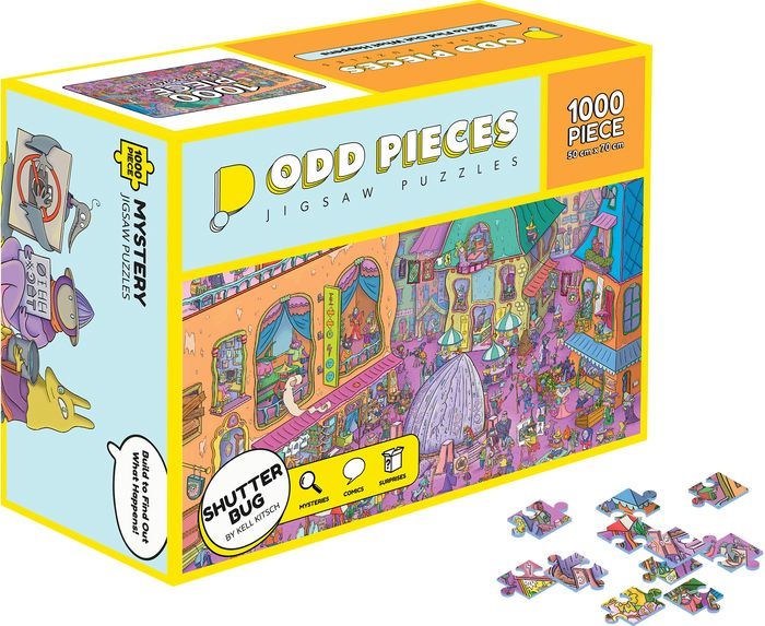 Odd Pieces Mystery Puzzles - Shutterbug - 1000 piece Jigsaw Puzzle by ...