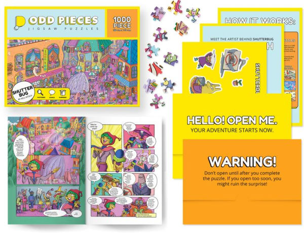 Odd Pieces Mystery Puzzles - Shutterbug - 1000 piece Jigsaw Puzzle by ...