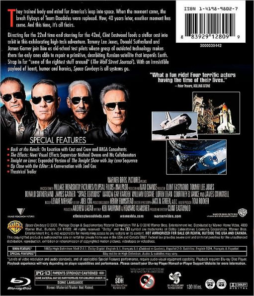 Space Cowboys [Blu-ray] by Clint Eastwood | Blu-ray | Barnes & Noble®