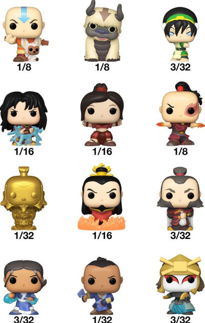 Bitty POP Singles: Avatar the Last Airbender- 12 Piece by FUNKO ...