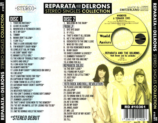 Stereo Singles Collection by Reparata & the Delrons | CD | Barnes & Noble®