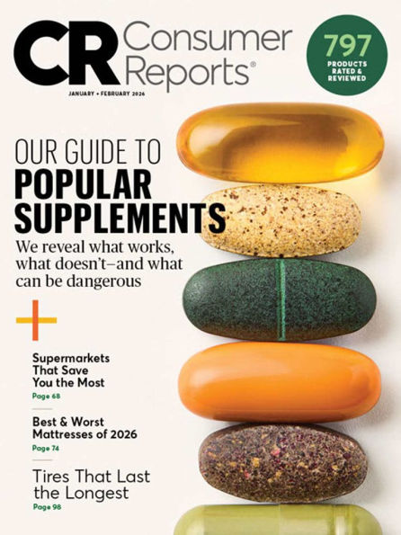 Consumer Reports - One Year Subscription | Print Magazine Subscription ...