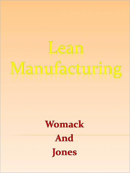 Lean Manufacturing by Womack, Jones | eBook | Barnes & Noble®