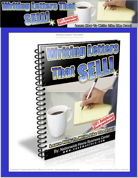 Writing Letters That Sell - Learn How To Write Like The Pros! by ...