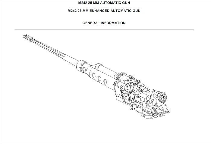 TECHNICAL MANUAL FOR GUN, AUTOMATIC: 25-MM, M242 W/EQUIPMENT AND GUN ...