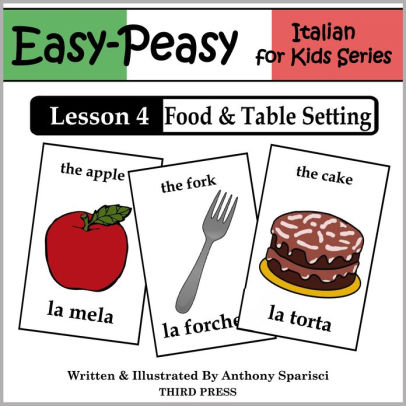 Italian Lesson 4: Food & Table Setting (Learn Italian Flash Cards) by ...