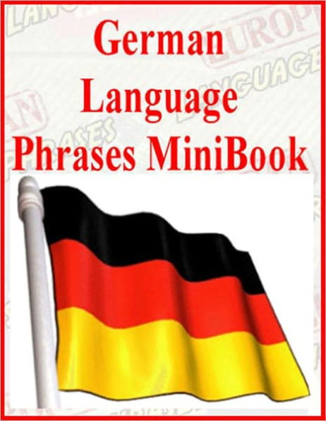 German Language Phrases MiniBook (Well-formatted Edition) by Ebook ...
