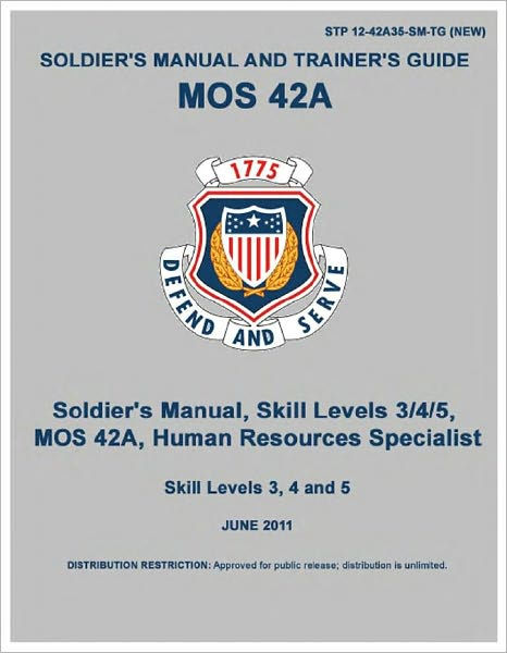 Soldier Training Publication STP 12-42A-SM-TG Soldier’s Manual and ...