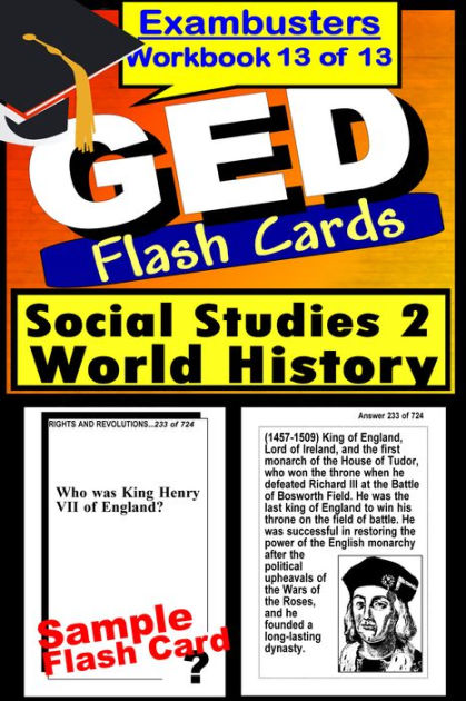 GED Study Guide Social Studies 2: World History--GED Flashcards--GED ...