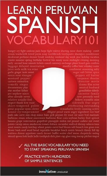 Learn Peruvian Spanish - Word Power 101 by Innovative Language | eBook ...