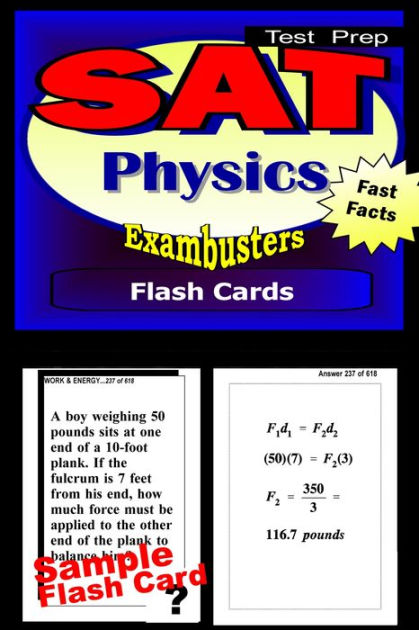 SAT Physics Study Guide--SAT 2 Science Flashcards--SAT 2 Prep Workbook ...