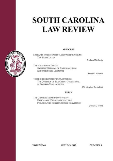 Testing the Reach of UCC Article 9: The Question of Tax Credit ...
