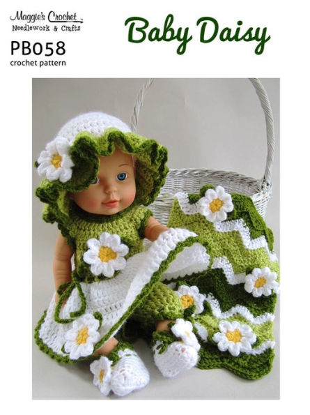 PB058-R Baby Daisy Crochet Pattern by Maggie Weldon | eBook | Barnes ...