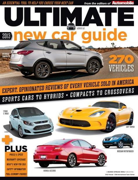 Automobile's Ultimate New Car Buyers Guide 2013 by Motor Trend Group ...