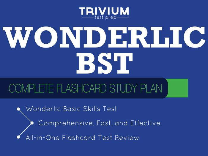 WONDERLIC BST Flashcards: Complete Flashcard Study Plan by Trivium Test ...
